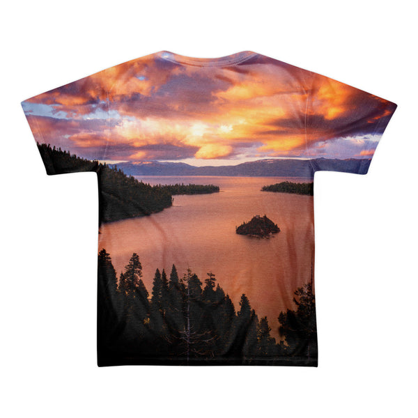 Emerald Bay Fire Short sleeve men’s t-shirt (unisex)